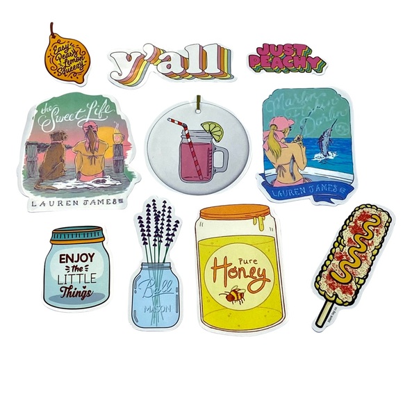 Design | 21 Vsco Sticker Set Lauren James Southern Honey Mason Jar ...